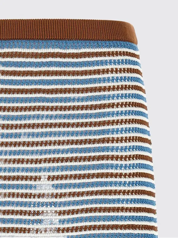 Marni Striped Knit Midi Skirt