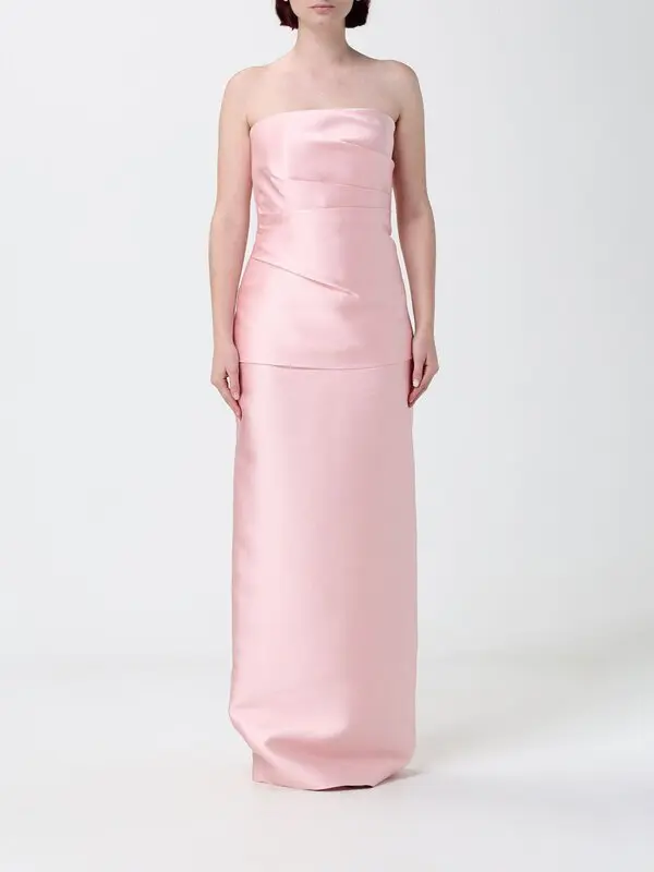 Solace London Crêpe Long Dress