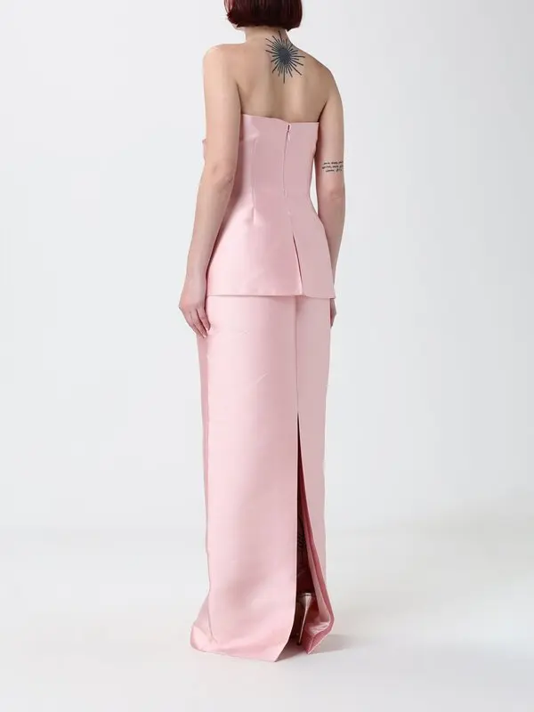Solace London Crêpe Long Dress