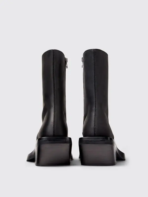 Camper Ankle Boots With Zip Closure