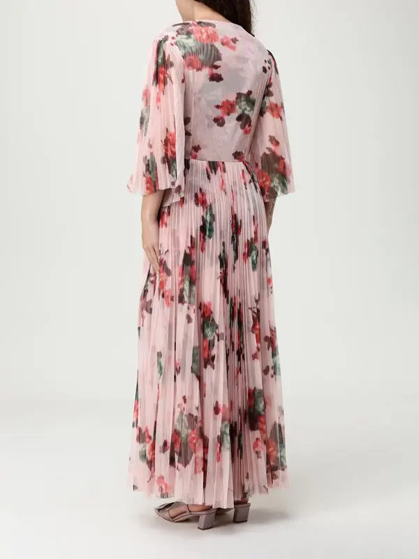 Philosophy Di Lorenzo Serafini Floral Pleated Maxi Dress - Pink