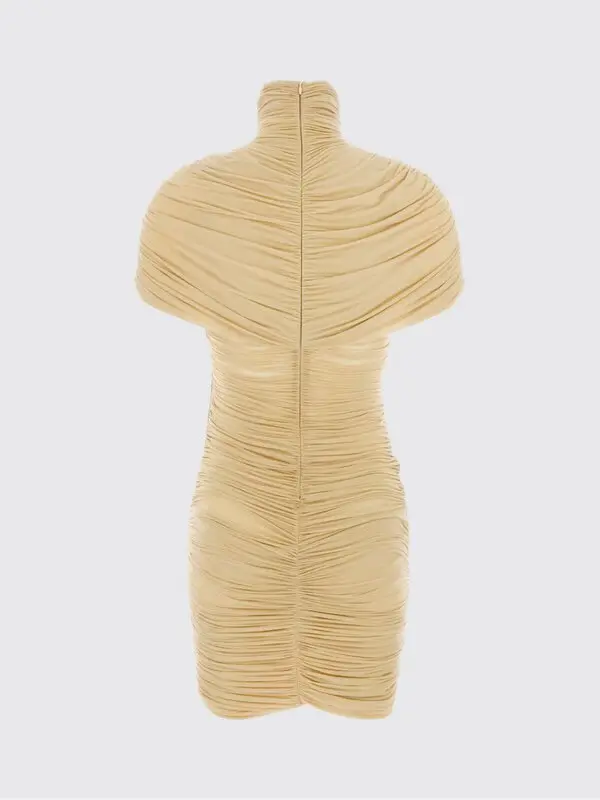Magda Butrym Draped Cape Effect Midi Dress