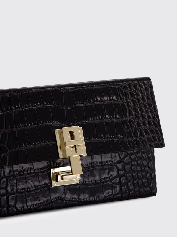 TOM FORD Crocodile Print Leather Clutch