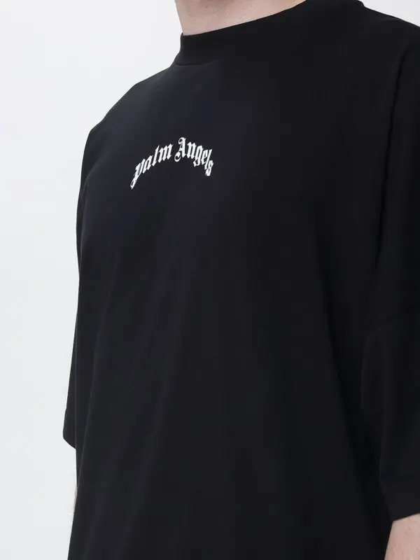Palm Angels Cotton T-shirt With Logo