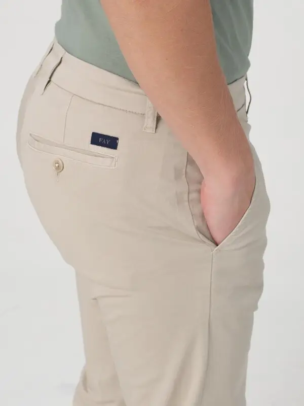FAY Tailored Trousers - Beige
