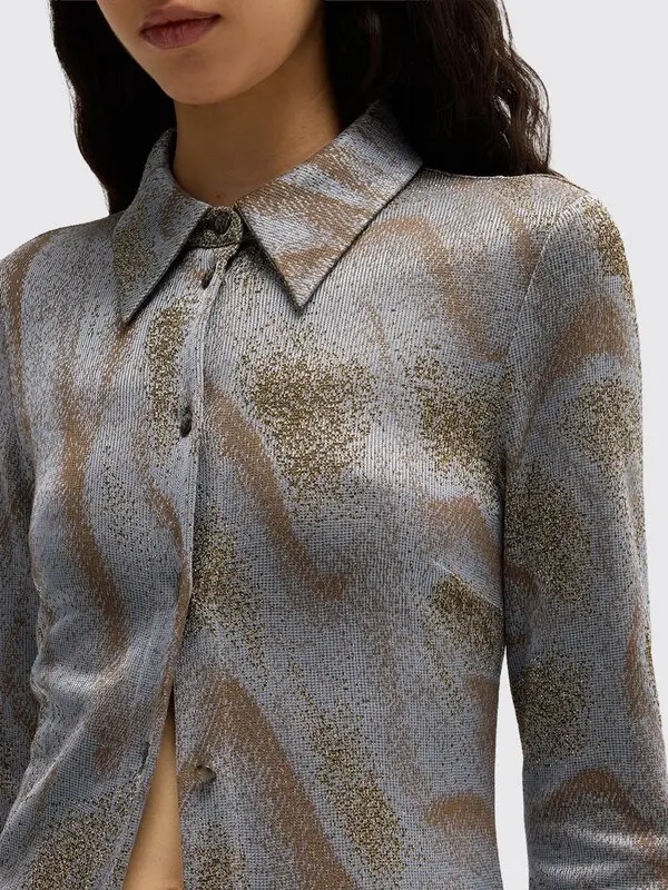 MARGHERITA MACCAPANI Andre Printed Viscose Chemisier Dress