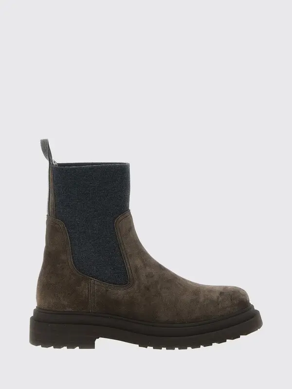 Brunello Cucinelli Suede Chelsea Boots