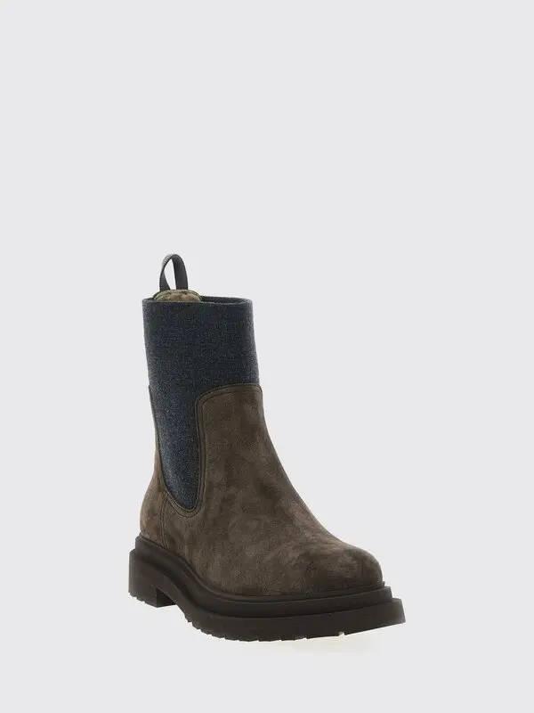 Brunello Cucinelli Suede Chelsea Boots