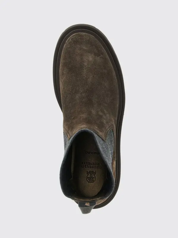 Brunello Cucinelli Suede Chelsea Boots
