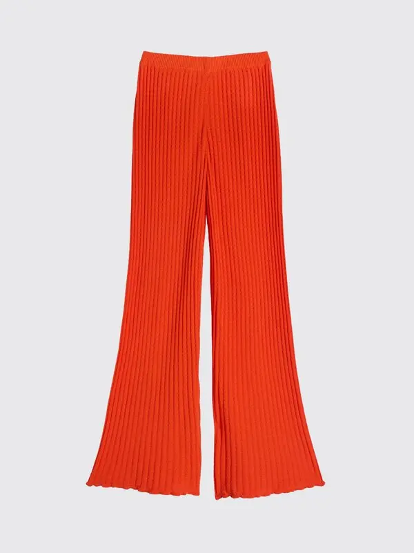 MARGHERITA MACCAPANI Palazzo Cotton Trousers - Orange