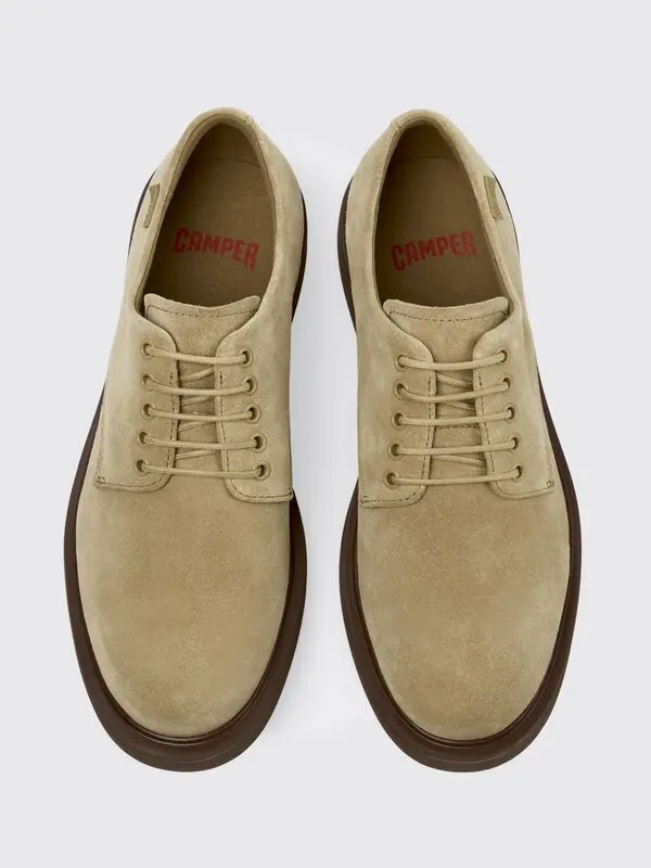 Camper Norman Suede Derby Lace-up Shoes