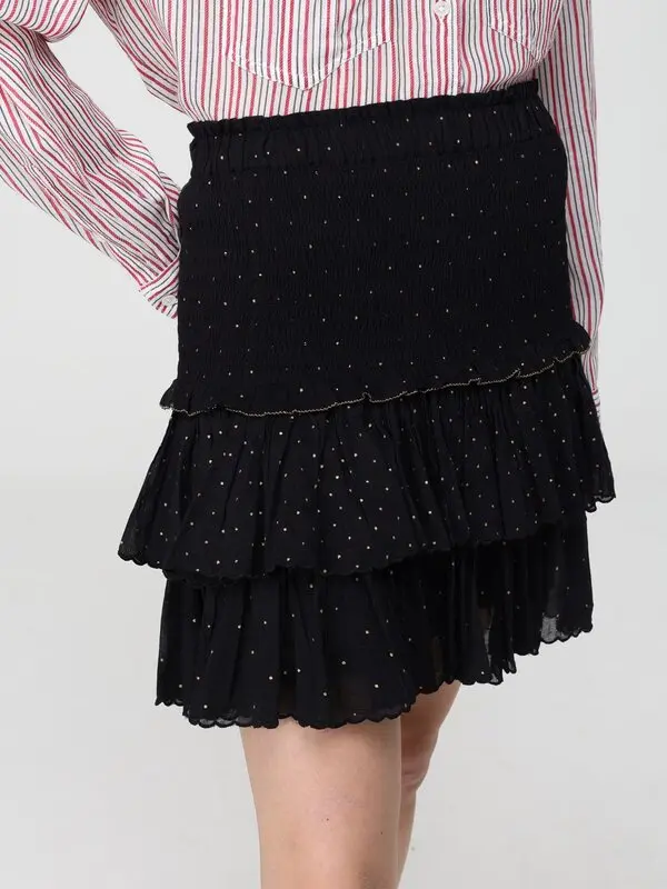 Isabel Marant Étoile Polka Dot Viscose Mini Skirt