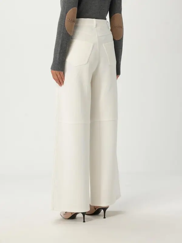 Max Mara Trousers Colour - White