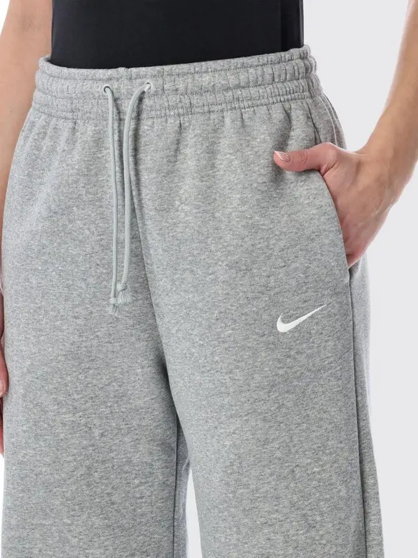 Nike Phoenix Fleece Cotton Blend Trousers - Grey
