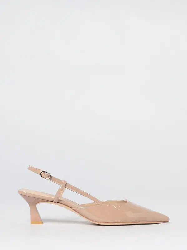 STUART WEITZMAN Vinnie Patent Slingback - Leather