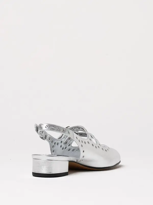 CAREL Embellished Slingback Shoes - Silver