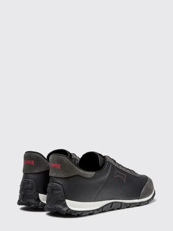 Camper Grained Leather Low-top Sneakers With Vibram Sole