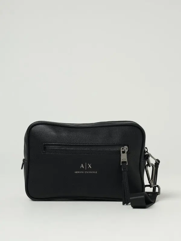Armani Exchange Textured Camera Bag With Zip Pocket