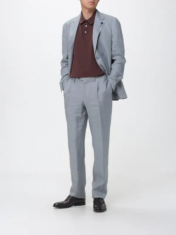 LARDINI Single Breasted Linen Dress