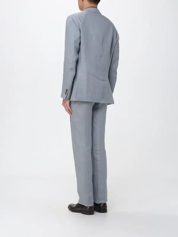 LARDINI Single Breasted Linen Dress