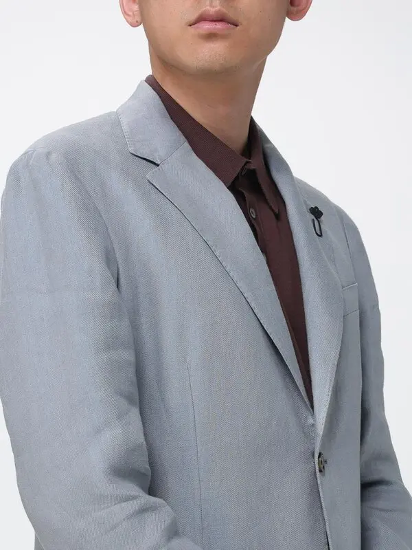 LARDINI Single Breasted Linen Dress