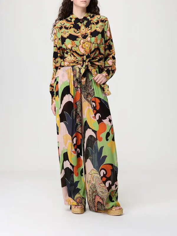 Etro Cotton Blend Shirt With Paisley Print