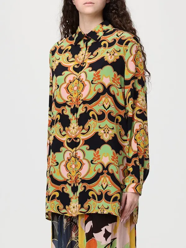 Etro Cotton Blend Shirt With Paisley Print