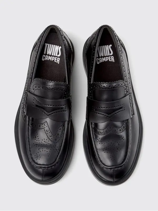 Camper Twins Leather Brogue Loafers