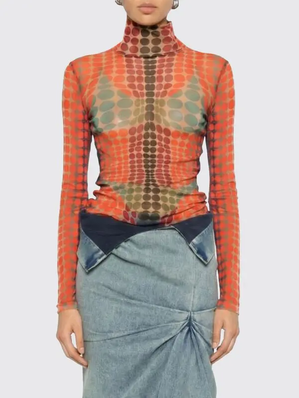 JEAN PAUL GAULTIER Top Colour - Red