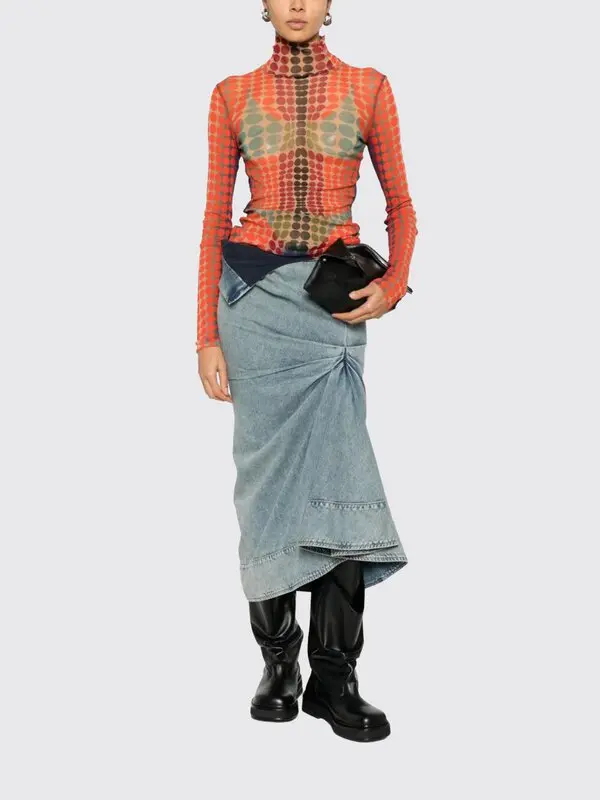 JEAN PAUL GAULTIER Top Colour - Red