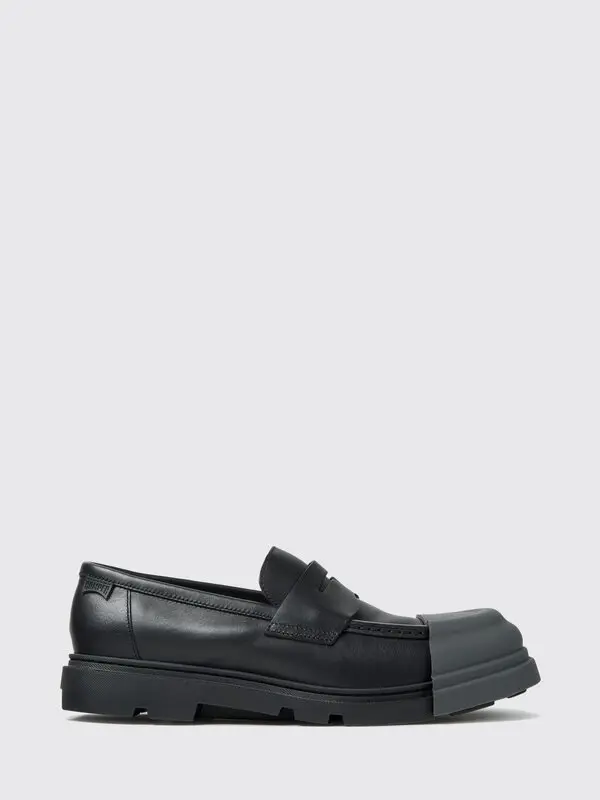 Camper Junction Calfskin Loafers With Serrated Sole