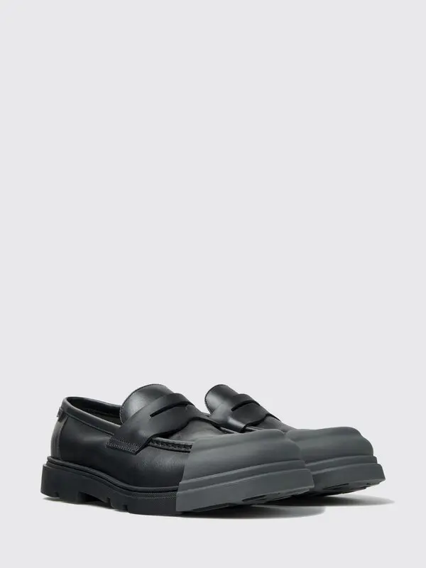Camper Junction Calfskin Loafers With Serrated Sole