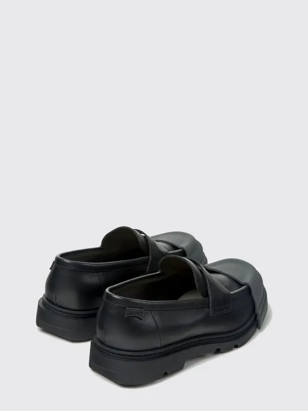 Camper Junction Calfskin Loafers With Serrated Sole