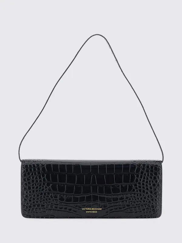 Victoria Beckham Dorian Croc-effect Calfskin Shoulder Bag