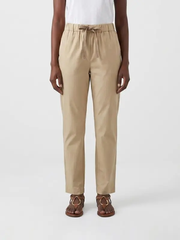 SEMICOUTURE Cotton Slim Fit Trousers