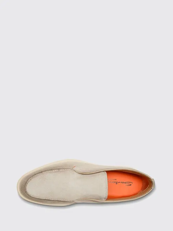 Santoni Suede Boots - Natural
