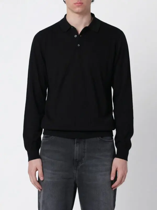 DRUMOHR Cotton Knit Polo Shirt