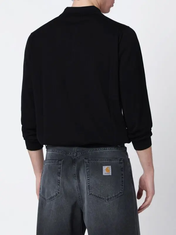 DRUMOHR Cotton Knit Polo Shirt