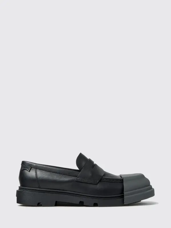 Camper Bi Junction Calf Leather Loafers With Notched Sole