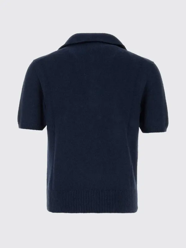 Dolce & Gabbana Cotton Knit Polo Shirt - Blue 1