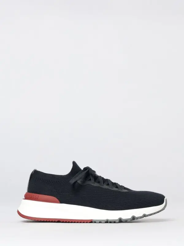 Brunello Cucinelli Knit Sneakers - Blue