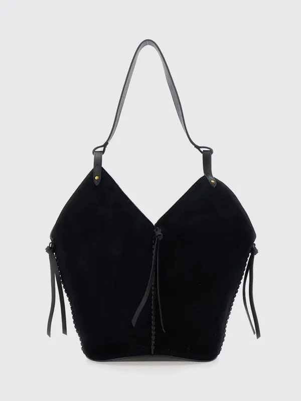 Isabel Marant Étoile Tampa Suede Shoulder Bag - Black