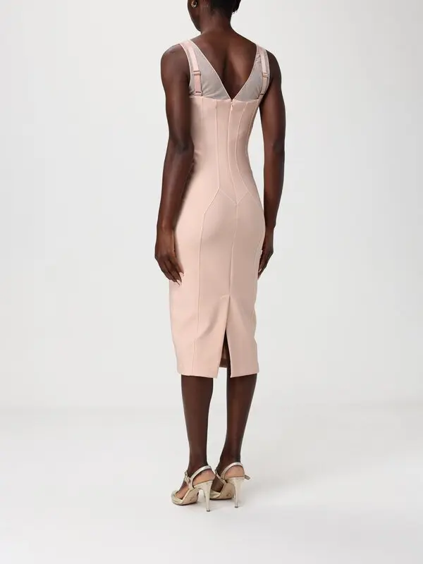 Elisabetta Franchi Bustier Jersey Midi Dress
