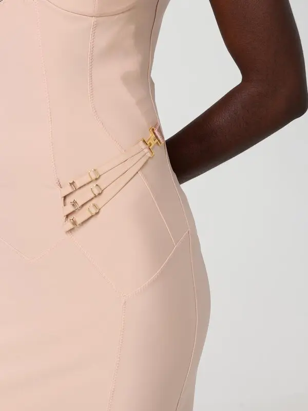 Elisabetta Franchi Bustier Jersey Midi Dress