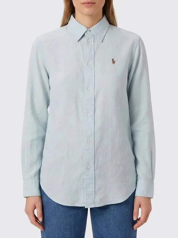Polo Ralph Lauren Cotton Shirt With Embroidered Logo