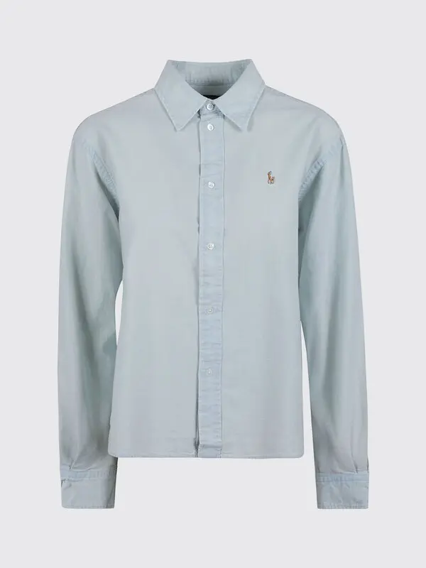 Polo Ralph Lauren Cotton Shirt With Embroidered Logo