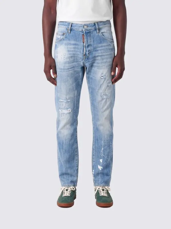 Dsquared2 Distressed Slim Fit Jeans