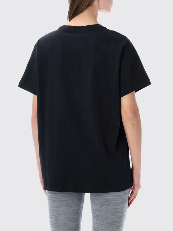 Nike Relaxed Cotton T-shirts With Logo - Black