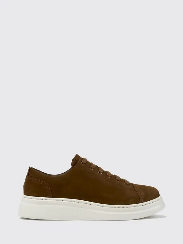 Camper Runner Up Platform Sneakers In Nubuck With Xl Extralight® Sole