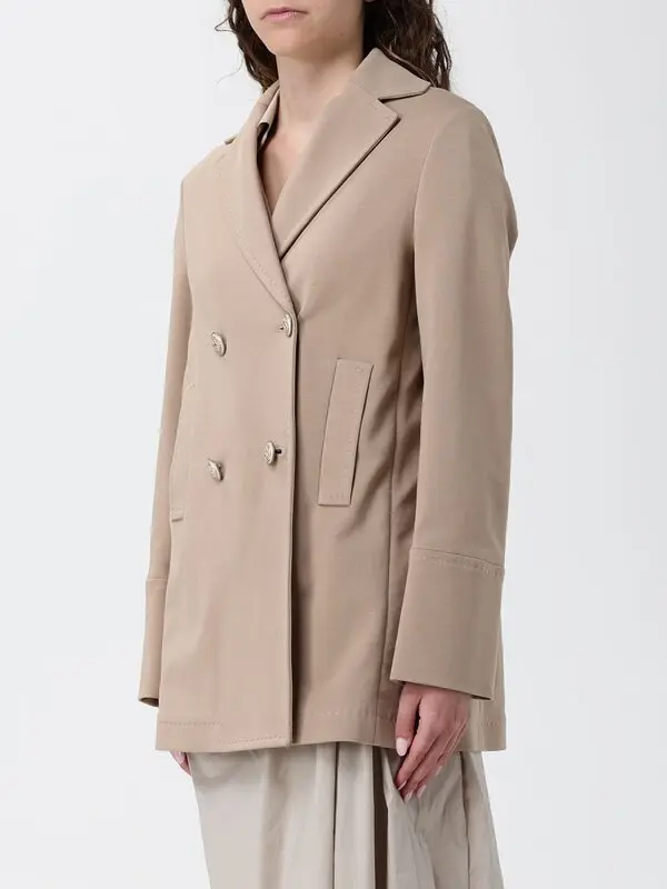CIRCOLO 1901 Double-breasted Cotton Coat - Brown